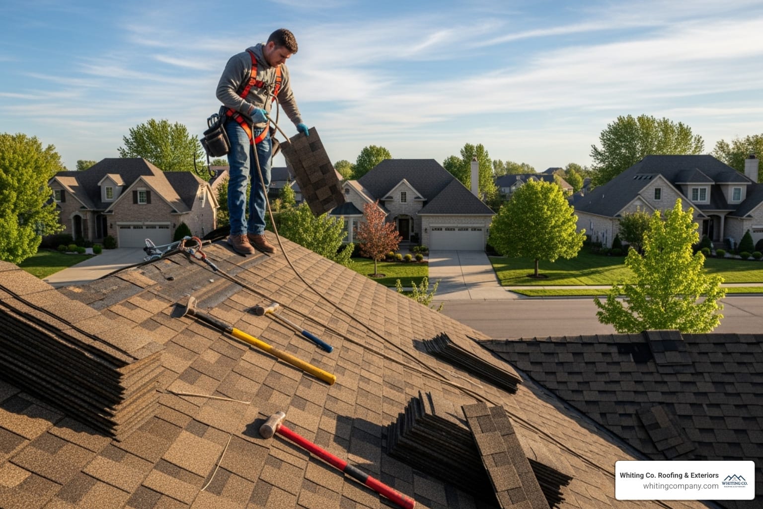 Your DIY Guide to Shingle Roof Replacement - Whiting Windows Siding And ...